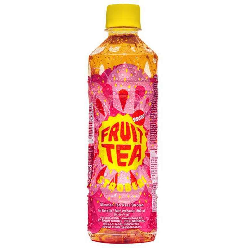 Jual FRUIT TEA Minuman Teh Stroberi 500 ml di Seller Alfamidi Official ...