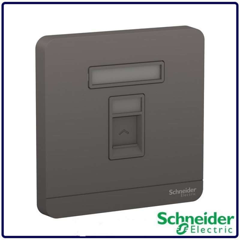 Jual SCHNEIDER AVATARON TELEPON SOCKET DARK GREY E8331RJS4_DG di Seller ...