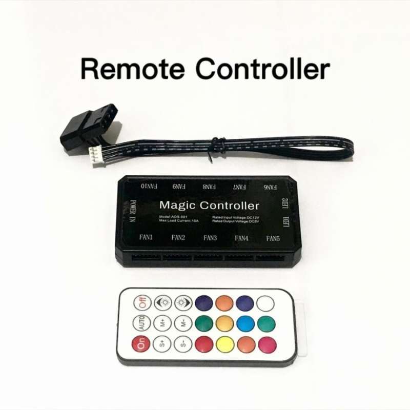 Jual Remote dan Controller untuk fan casing RGB (10 port) di Seller JS ...