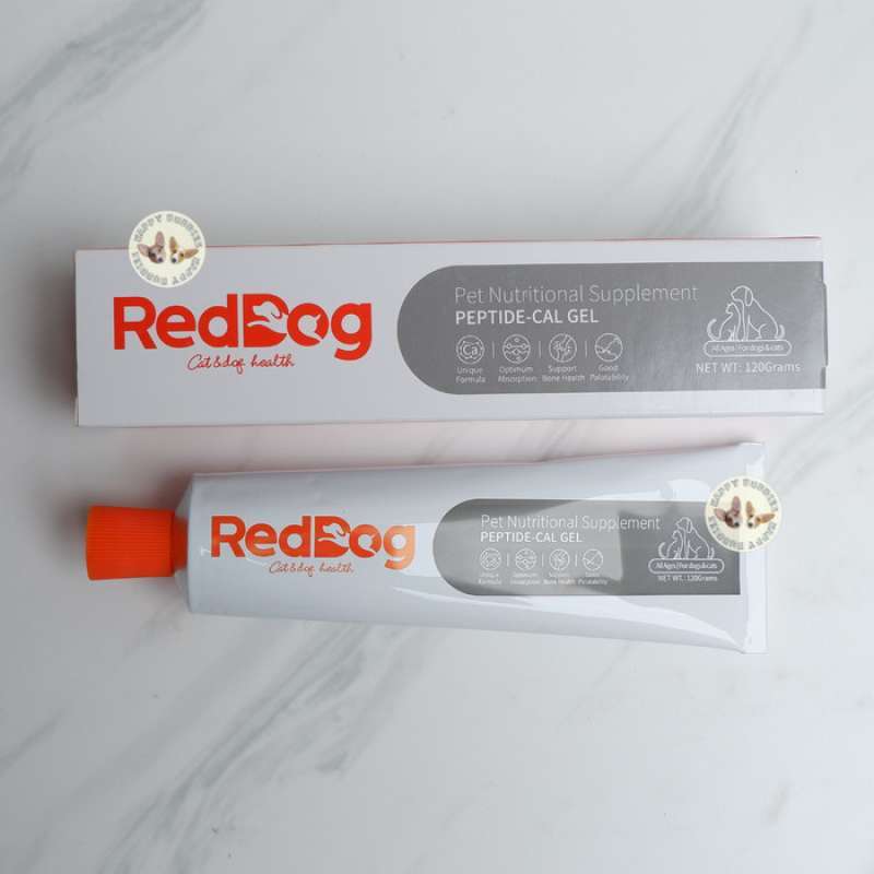 Jual RedDog Peptide Calcium Gel/ Vitamin Kalsium Hewan Anjing Kucing di ...