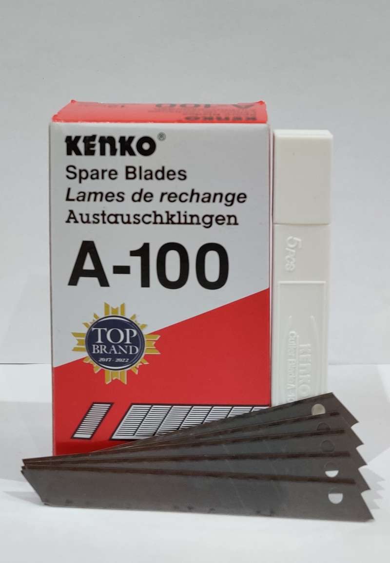 Jual ISI CUTTER REFILL CUTTER KENKO A-100 1 PACK (5 ISI CUTTER) di ...