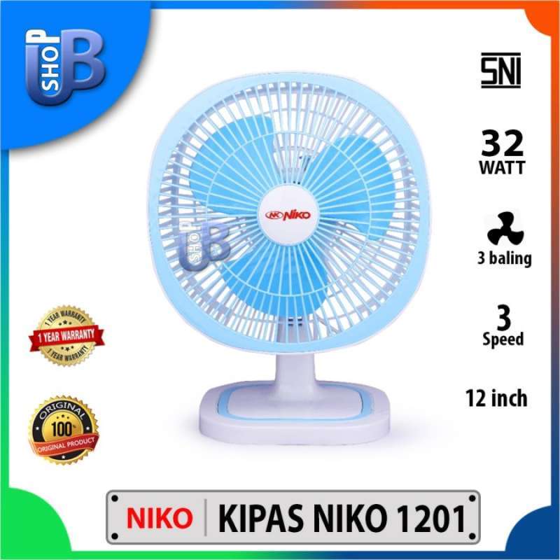Jual KIPAS ANGIN MEJA 12 INCH NIKO NKD 1201 DESK FAN NIKO di Seller ...