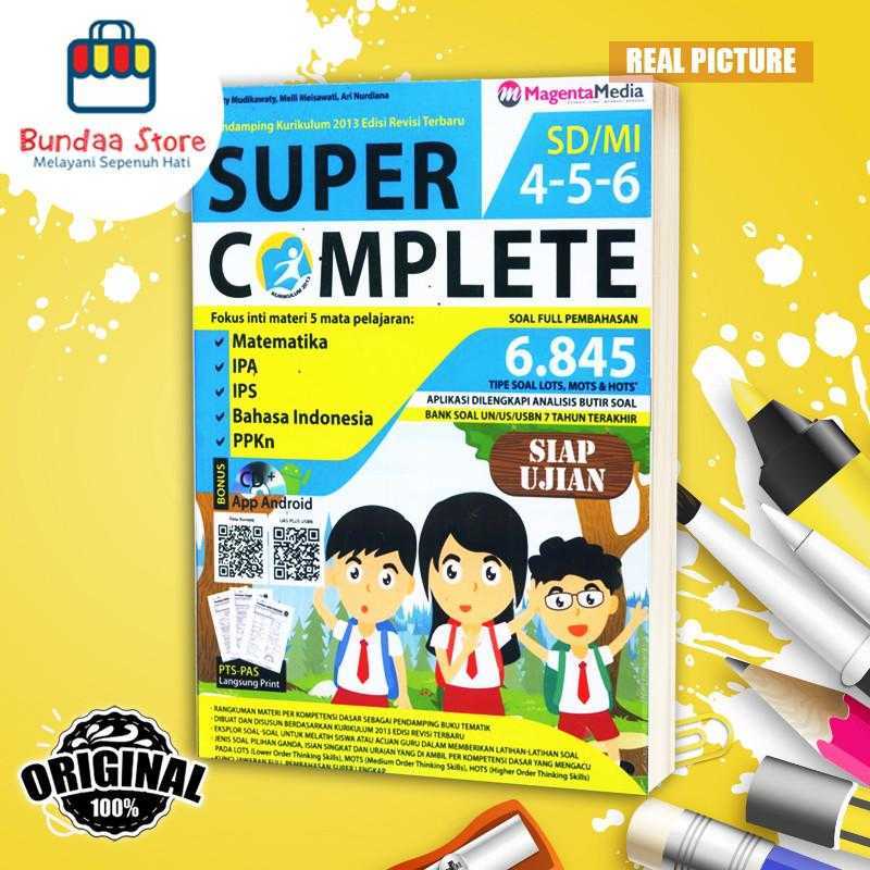Jual BUKU PELAJARAN SD SUPER COMPLETE SD MI 4-5-6 di Seller Bundaa ...