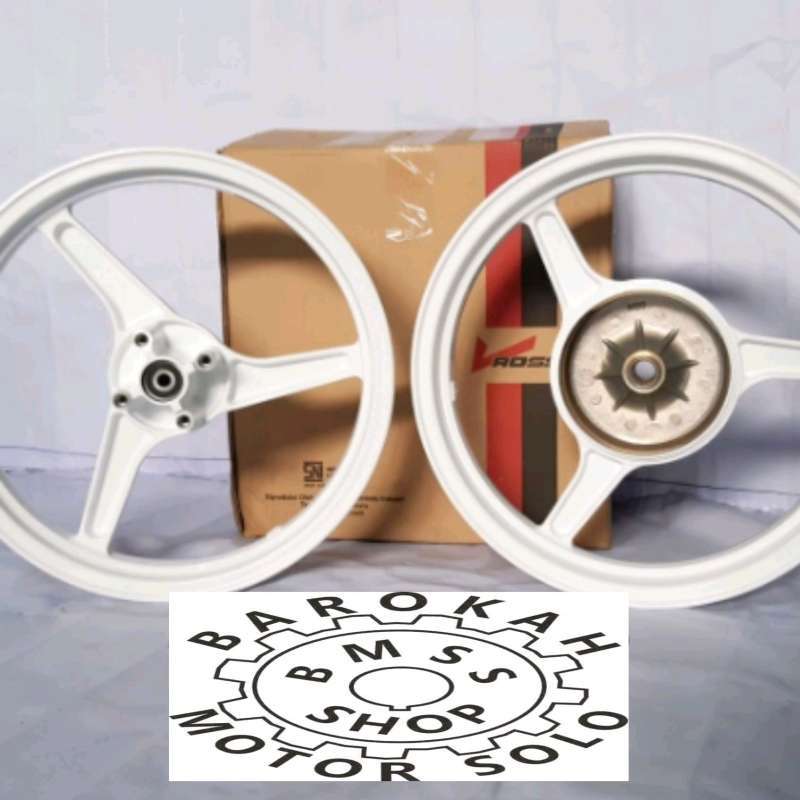Jual Velg V Rossi Venom Rocket Mio Putih 185 215 R14 di Seller Barokah ...