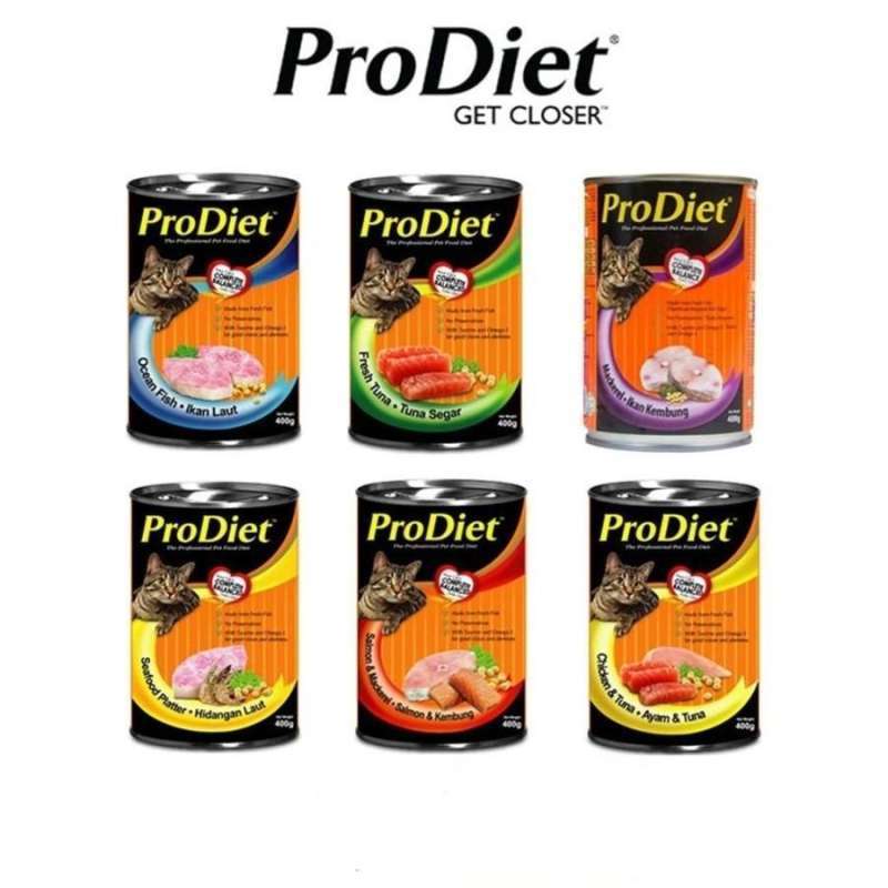 Jual ProDiet Kaleng 400gr - Makanan Basah Kucing di Seller Petshop ...