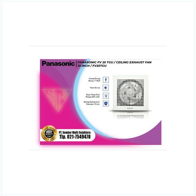 Jual Panasonic Fv 25 Tgu / Ceiling Exhaust Fan 10 Inch / Fv25Tgu Kode ...