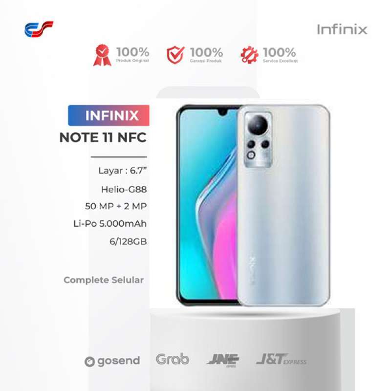 Jual Infinix Note 11 Nfc 6/128gb - Putih Di Seller Complete.selular ...