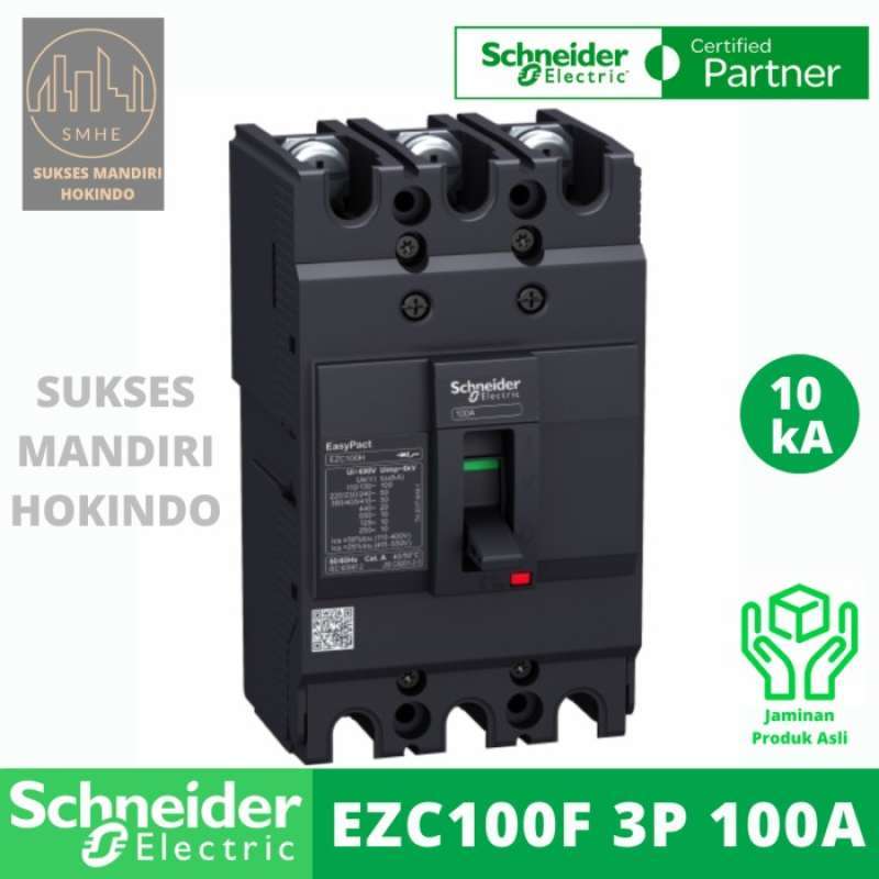 Jual Mccb 3 Phase 100 Ampere 3P 100A Originalsni Schneider Easypact Ezc100F di Seller TB Honey ...