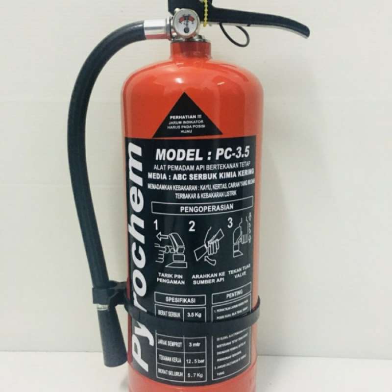 Jual Alat Pemadam Api Ringan (APAR) 3.5 Kg - PYROCHEM di Seller Odettee Shop - Wanasari, Kab ...