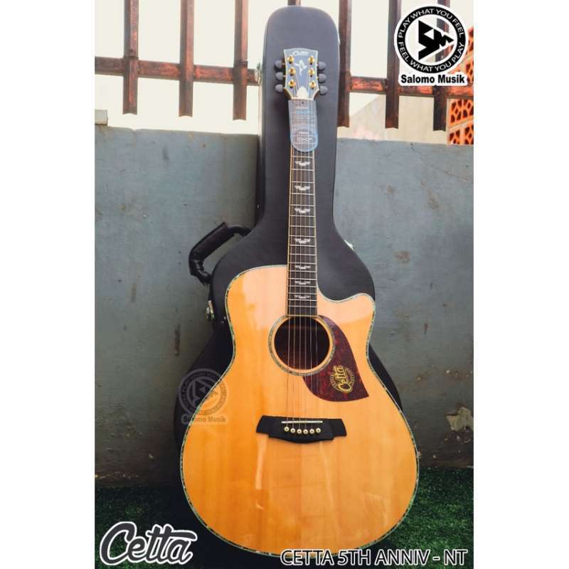 Jual Gitar Akustik Elektrik Cetta 5th Anniversary Varian Warna ...