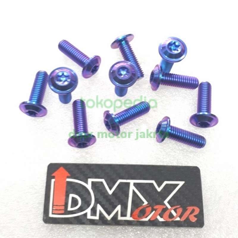 Promo Baut Titanium Disc Brake Yamaha Baut Cakram Yamaha M8x25 Diskon ...