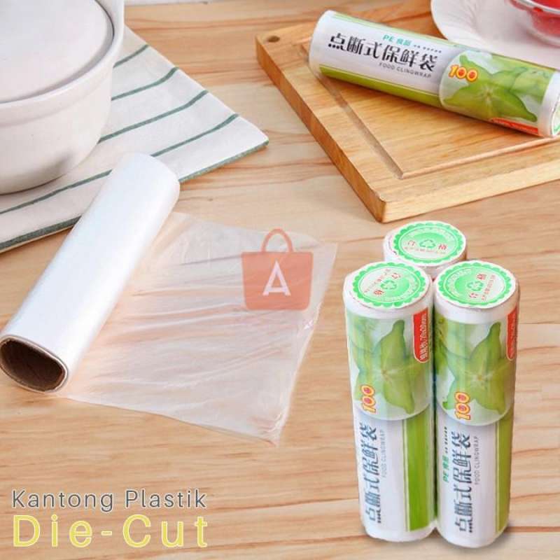 Jual Kantong Plastik Penyimpanan Makanan Die Cut / Plastik PE Roll di ...