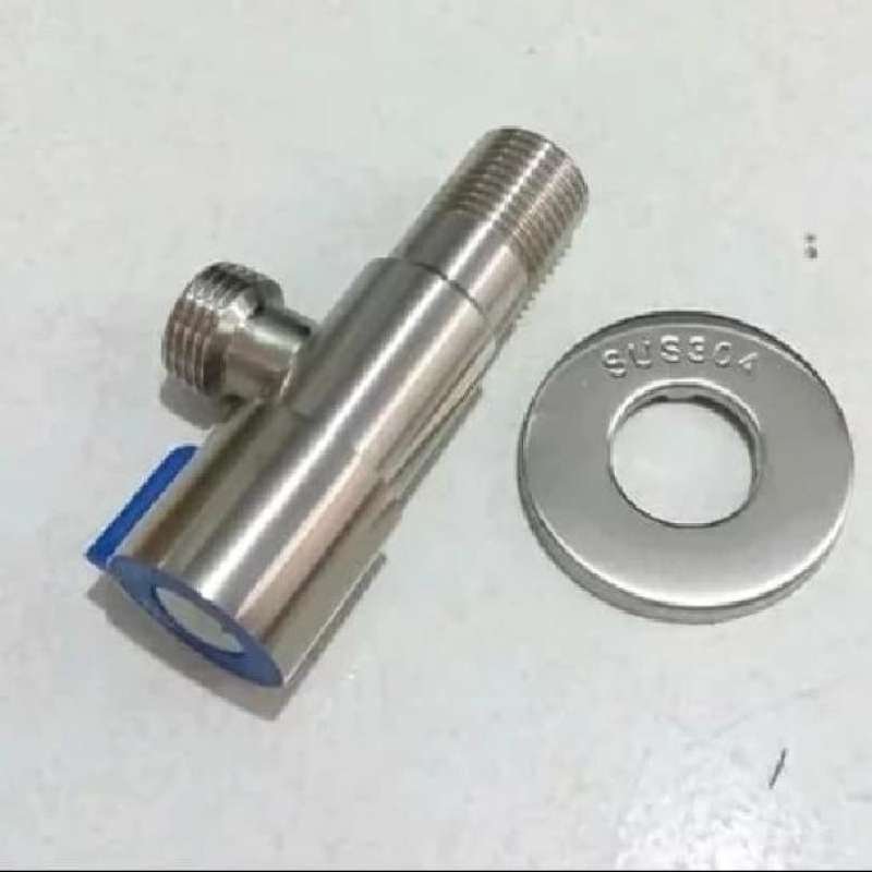Jual stop kran stainless sus304 - kran sambungan kloset dan wastafel di ...