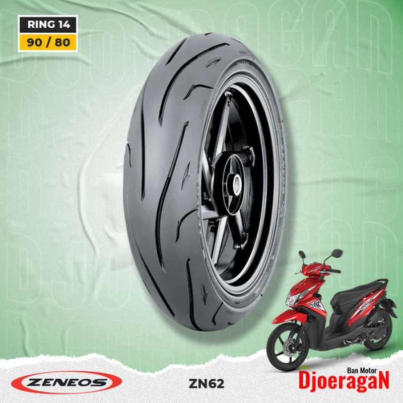 Promo Ban Motor Vario ZENEOS ZN62 Ring 14 90/80 Tubelles Beat Mio ...