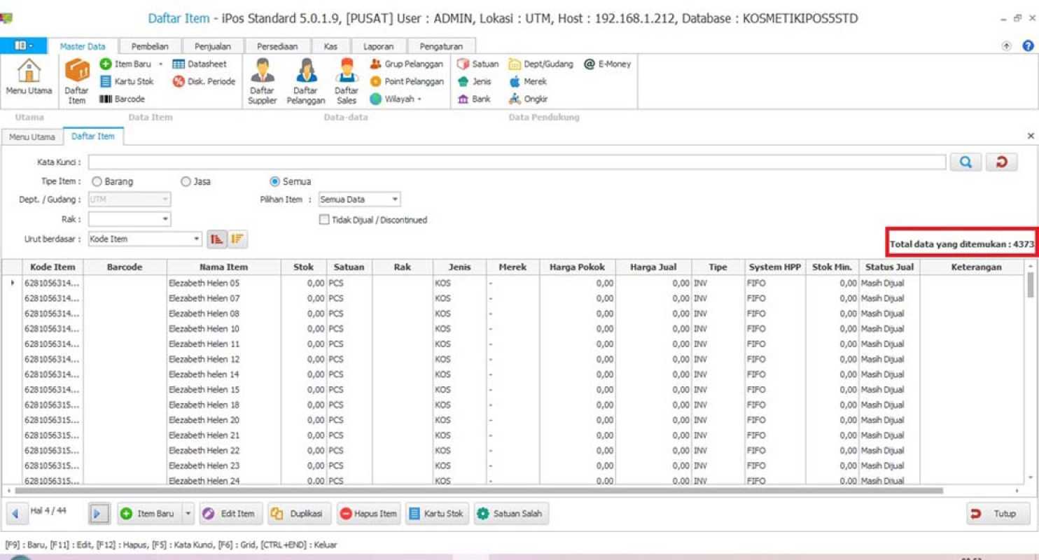 Jual Program Toko Ipos 5.0 Standar - Gratis Data Barang Siap Pakai Di ...