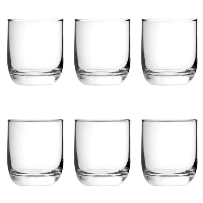 Jual Gelas Kaca Isi 6 Pcs / Gelas Teh / Gelas Kopi / Gelas Air Putih ...