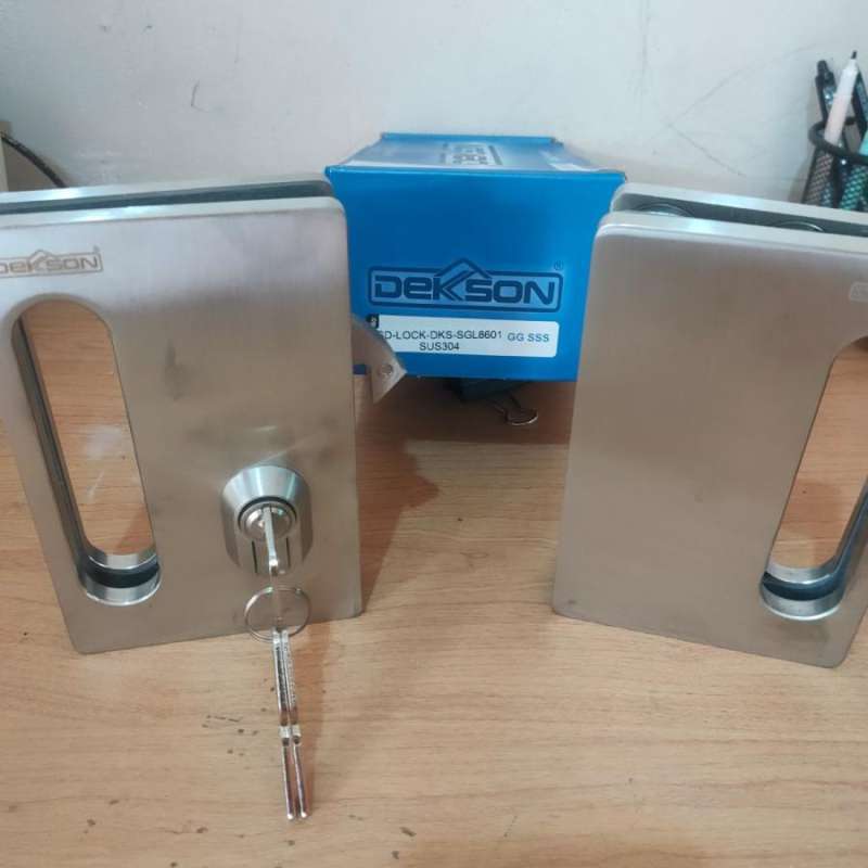 Jual Glass Door Lock Dekkson Sd-lock-dks-sgl 8601 Gg, Kunci Pintu Kaca ...