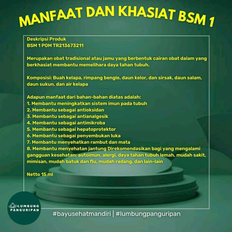 Jual Bayu Sehat Mandiri Bsm 1 Di Seller A.r Seller - Sambiroto, Kab. Mojokerto | Blibli