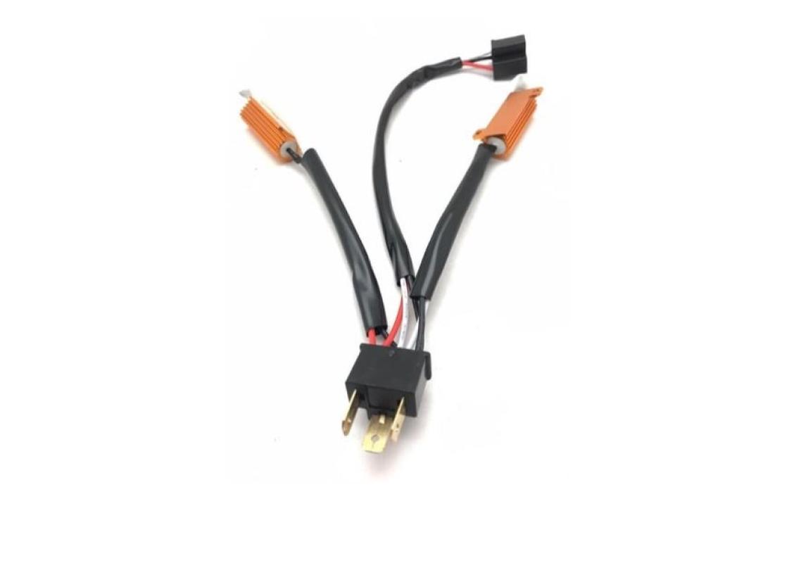 Jual Bull Aes Socket H4 Car LED Headlight Canbus Kuning Amper di Seller ...