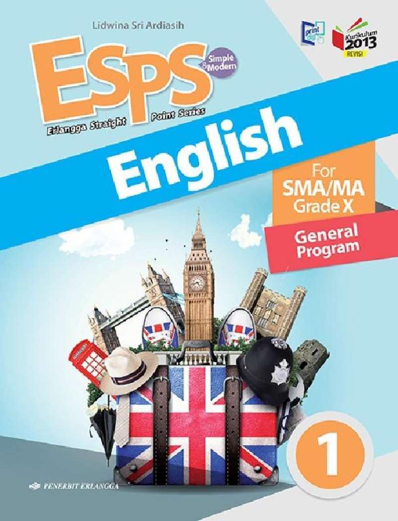 Jual ESPS Bahasa Inggris Kelas 1 SMA Erlangga K 13 Revisi di Seller Buku Satu Online - Kramat ...