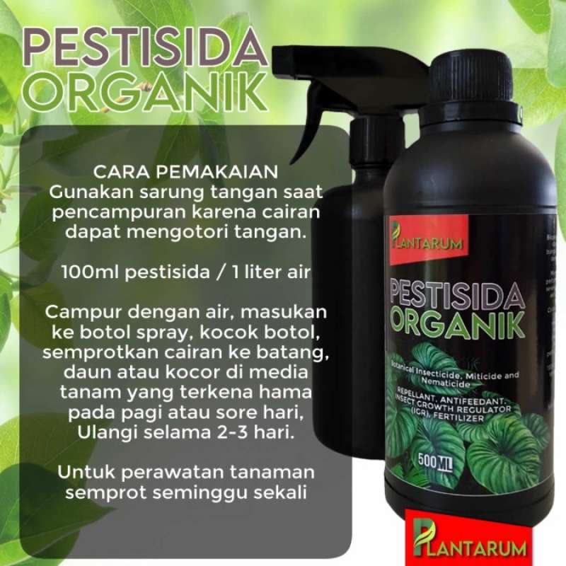Promo Pestisida Organik Obat Hama Kutu Putih Spidermite Ulat Daun ...