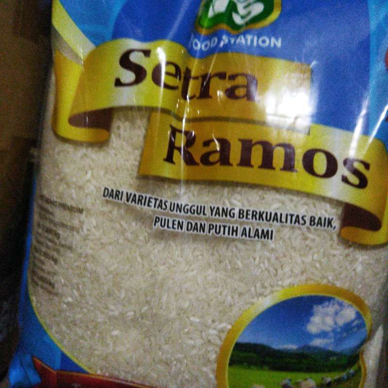 Jual BERAS PREMIUM SETRA RAMOS 5KG - FOOD STATION di Seller Indi store 1rumah - Kota Bekasi ...