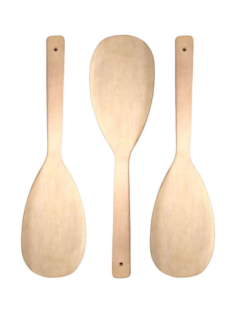 Jual Centong Nasi/ Entong Nasi Kayu Jati Ukuran 46cm X 13cm - Centong ...