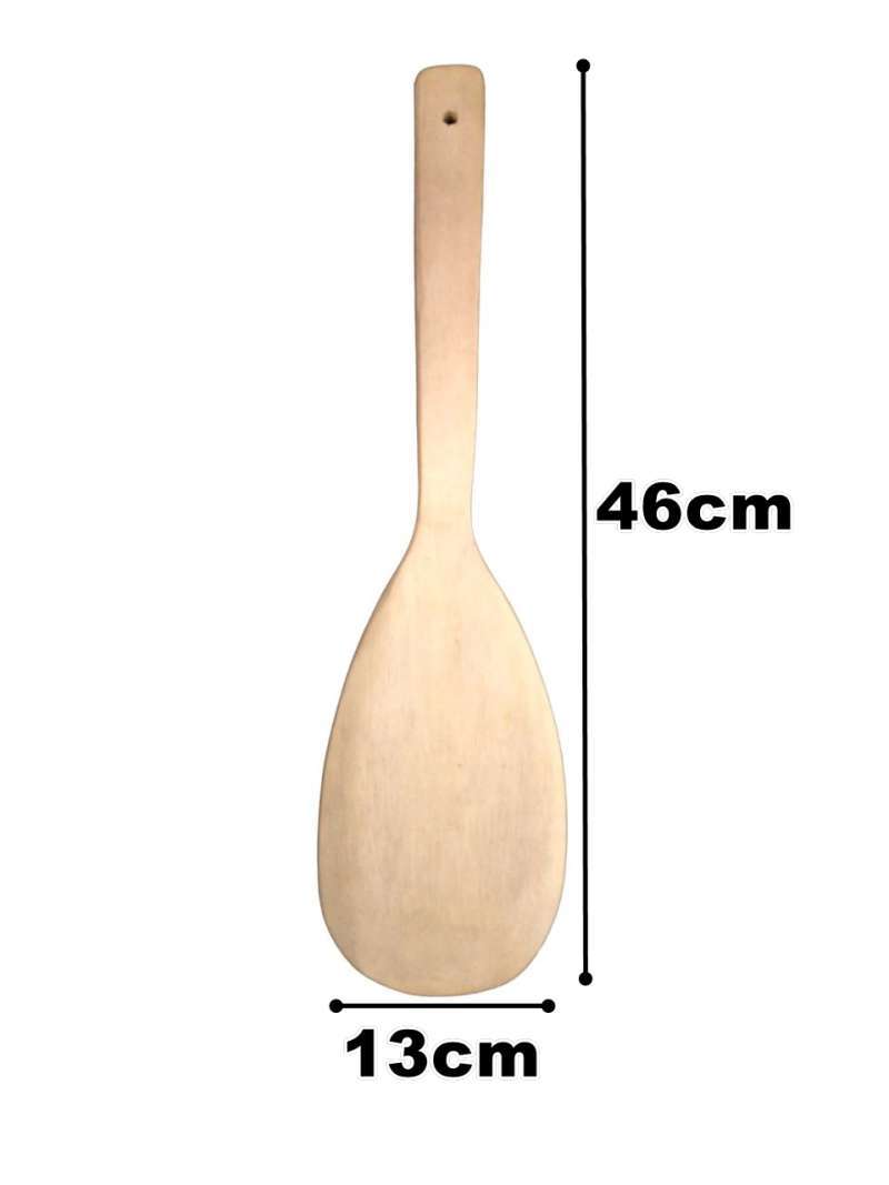 Jual Centong Nasi/ Entong Nasi Kayu Jati Ukuran 46cm X 13cm - Centong ...