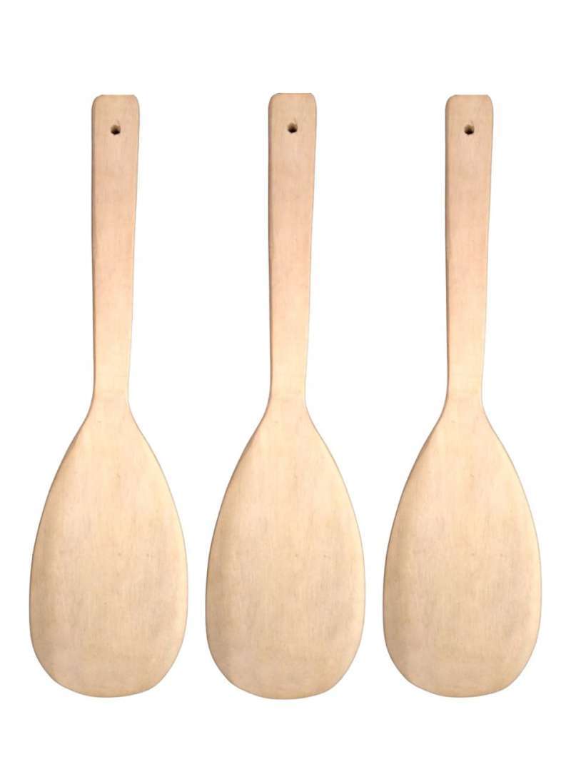 Jual Centong Nasi/ Entong Nasi Kayu Jati Ukuran 46cm X 13cm - Centong ...