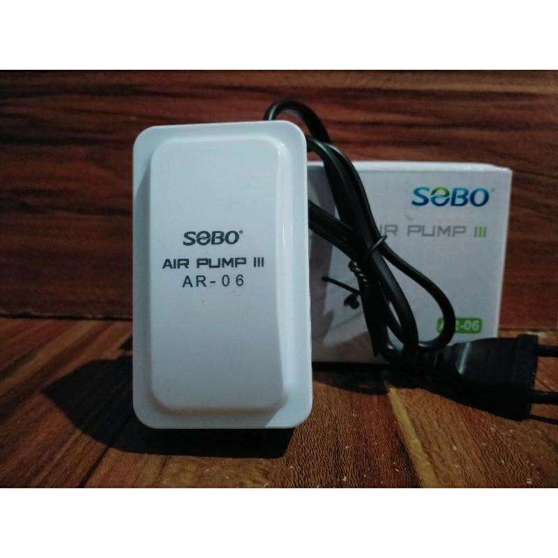 Jual Aerator Air Pump Mesin Pompa Udara 1 Lubang Merk Sobo AR 06 AR-06 di Seller maxtechquatic ...