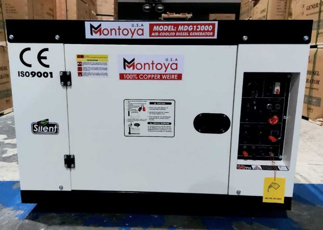 Jual Genset 10 Kva 8000 8800 Watt 1 Phase Montoya Mdg13000 Di Seller ...