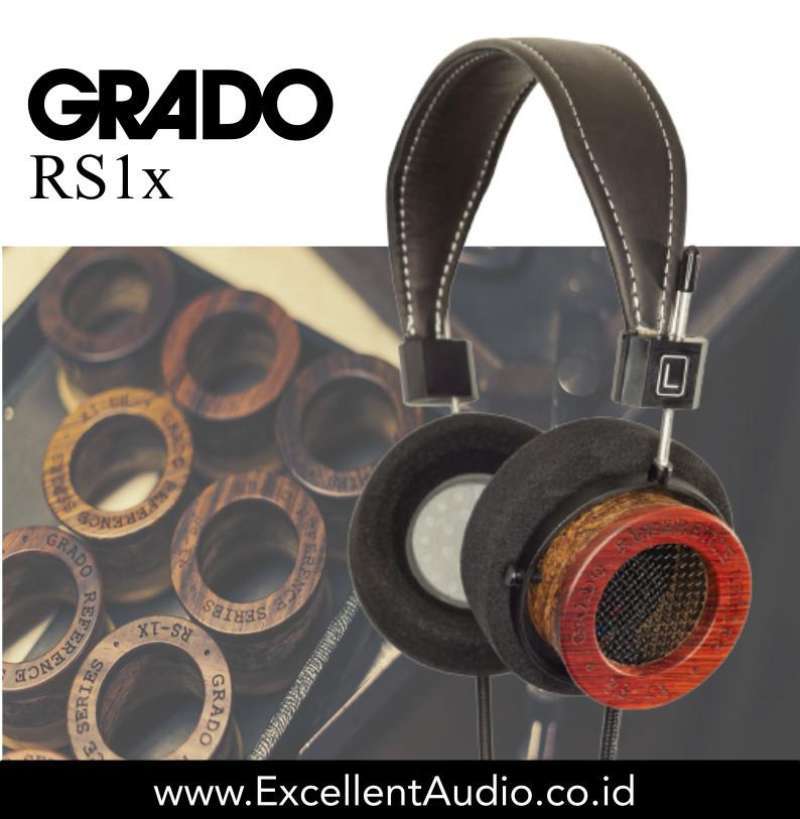 Jual Grado RS1X Reference Series Wired dynamic flagship wood headphone ...