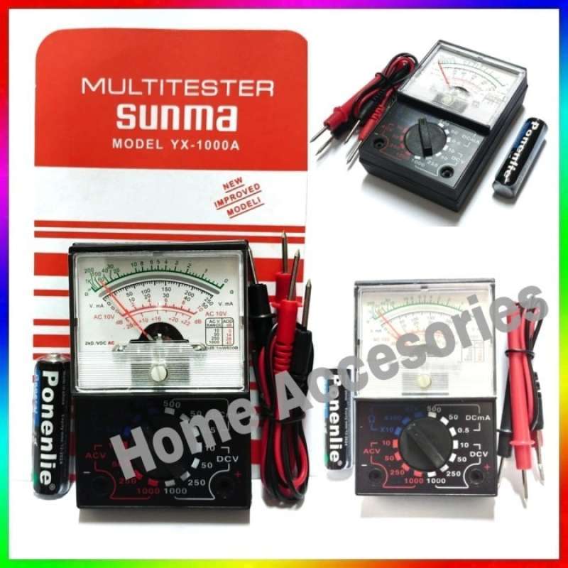 Promo Multitester Multimeter Analog Mini SUNMA YX-1000A / Alat Ukur ...