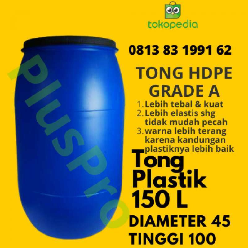 Promo Tong Plastik 150 Liter Drum / Sampah / Air / Hdpe Tebal 150 L ...