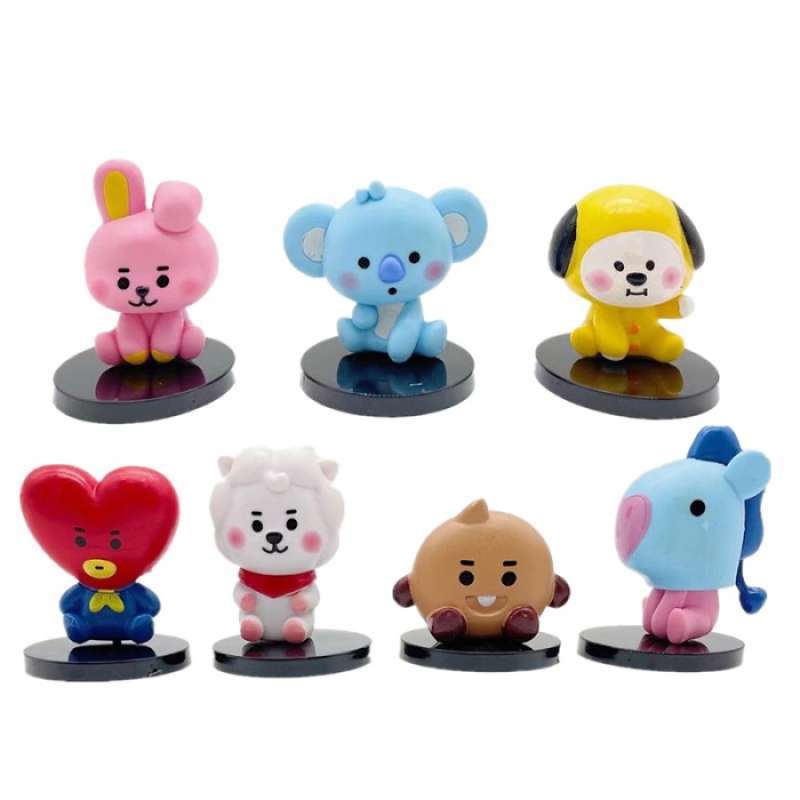 Jual Action Figure Bts Bt21 Army Bangtan Boys Kpop Idol Figure Kue Bts Di Seller Toy Kids Store ...