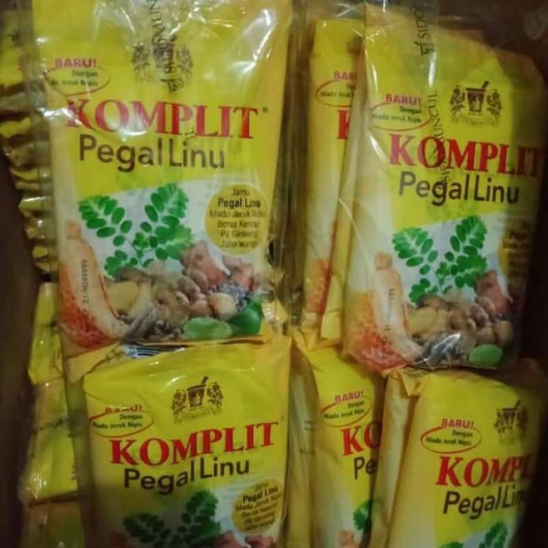 Jual Jamu Pegel Linu Komplit Pack 20 Pcs di Seller Mini Market Kita ...