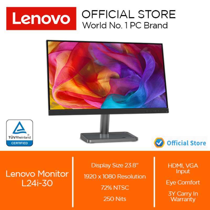 Jual Lenovo Monitor L24i-30 23.8 Ips 1920x1080 75 Hz Di Seller Lenovo ...