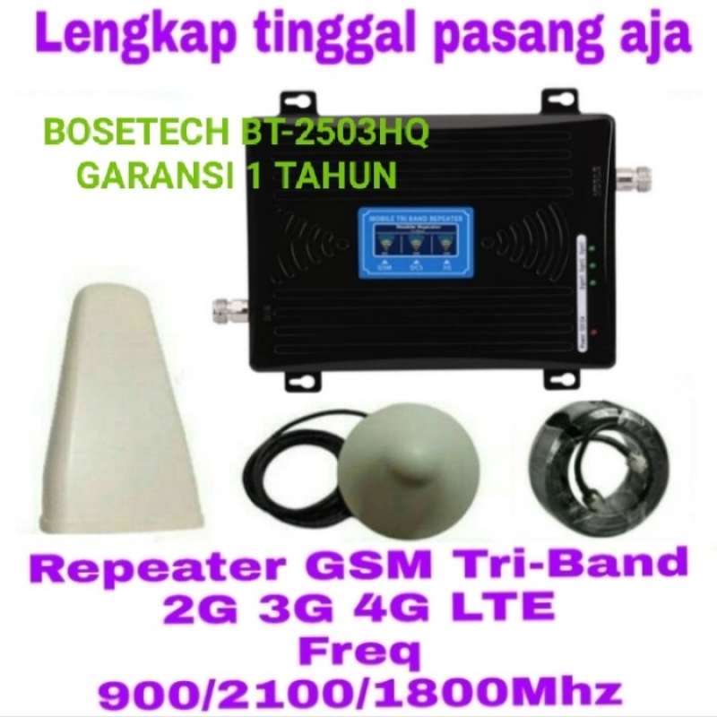 Jual Penguat Sinyal Signal Hp Repeater GSM Triband BOSETECH BT-2503HQ di Seller Silvanna - Kota ...
