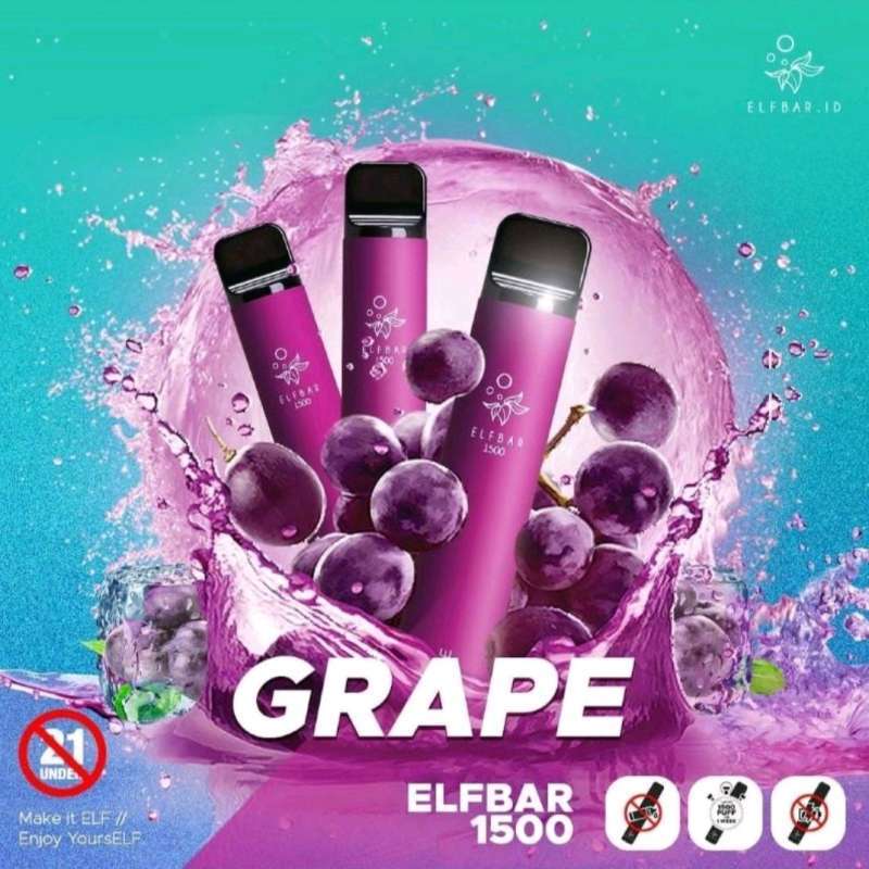 Jual Elfbar Elf Bar 1500 Rasa Grape Di Seller Grosir123shop - Mangga ...