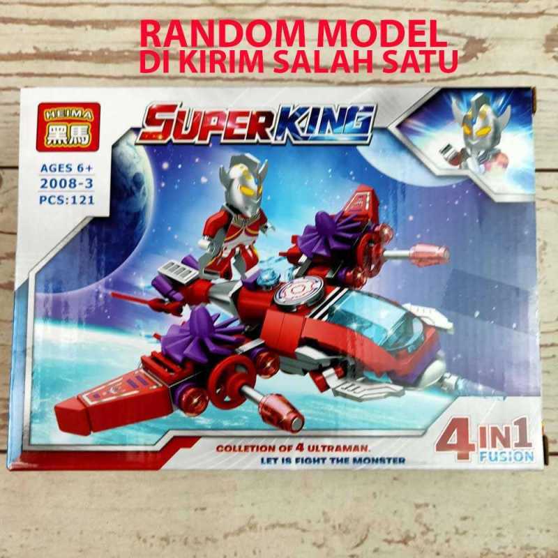 Jual Glo - Heima Building Blocks Mainan Rakit Robot Ultraman Model Acak ...