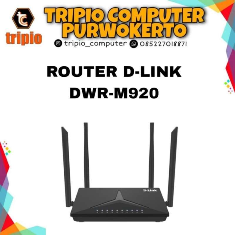 Jual D-Link DWR-M920 N300 4G LTE Modem Wireless Router di Seller tripio ...