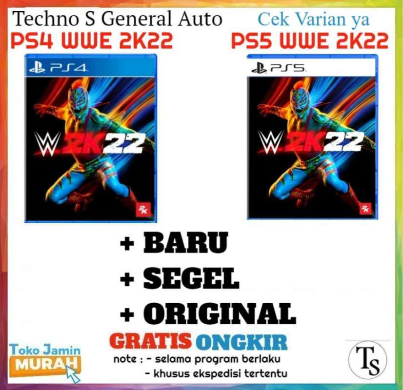 Jual PS4 WWE 2K22 / PS5 WWE 2K22 / BD Kaset PS4 W2K22 / CD Kaset PS5 W2K22 di Seller General ...