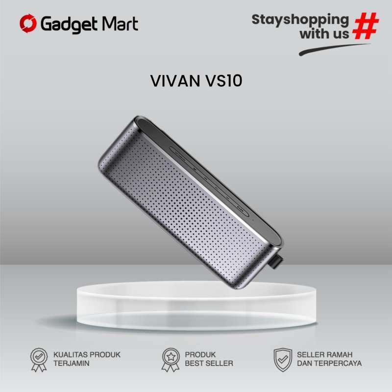 Jual Speaker Aktif 1.0 Bluetooth VIVAN VS10 - Silver di Seller Gadget ...