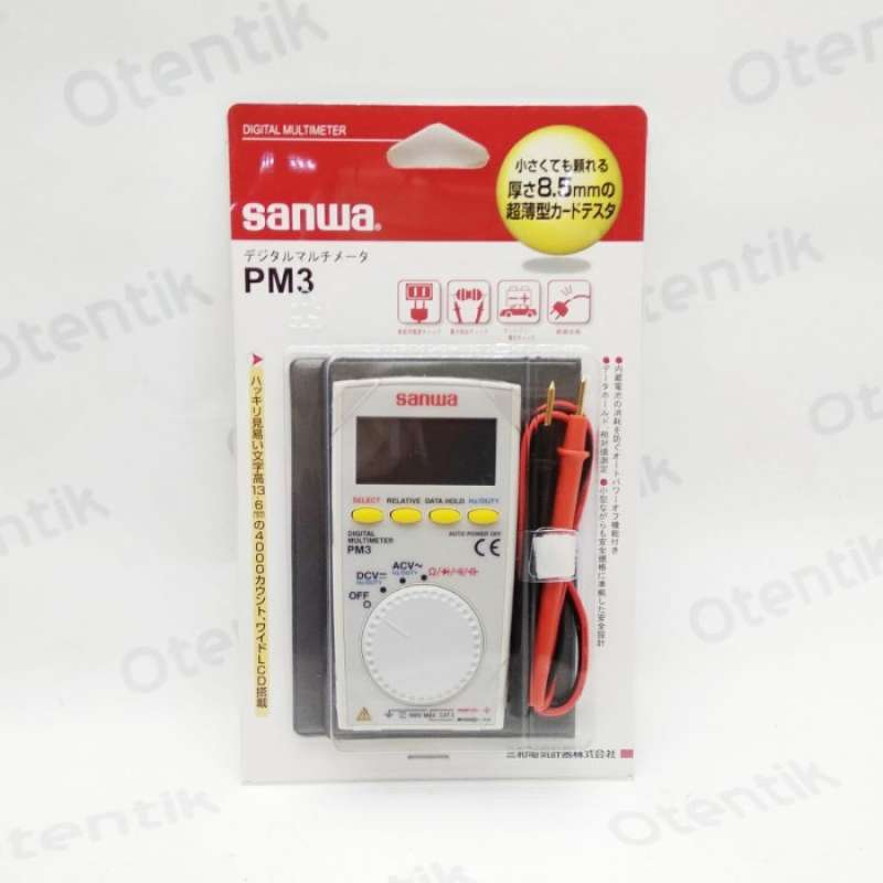 Promo SANWA DIGITAL MULTIMETER PM3 - PM 3 / PM-3 ORIGINAL Diskon 8% di Seller Odettee Shop ...
