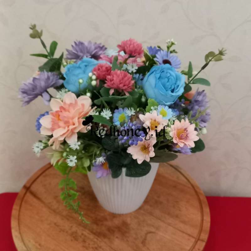 Jual Rangkaian Bunga Meja Artificial Flower Dekorasi Hiasan Rumah ...