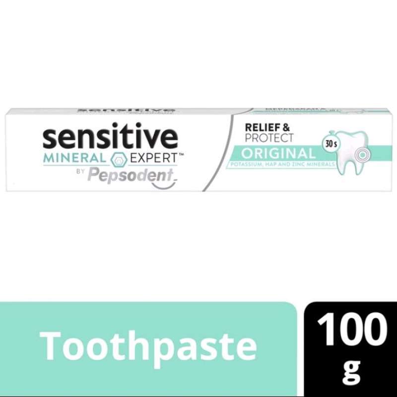 Jual Pasta Gigi Sensitive Pepsodent Sensitive Mineral Expert Original ...
