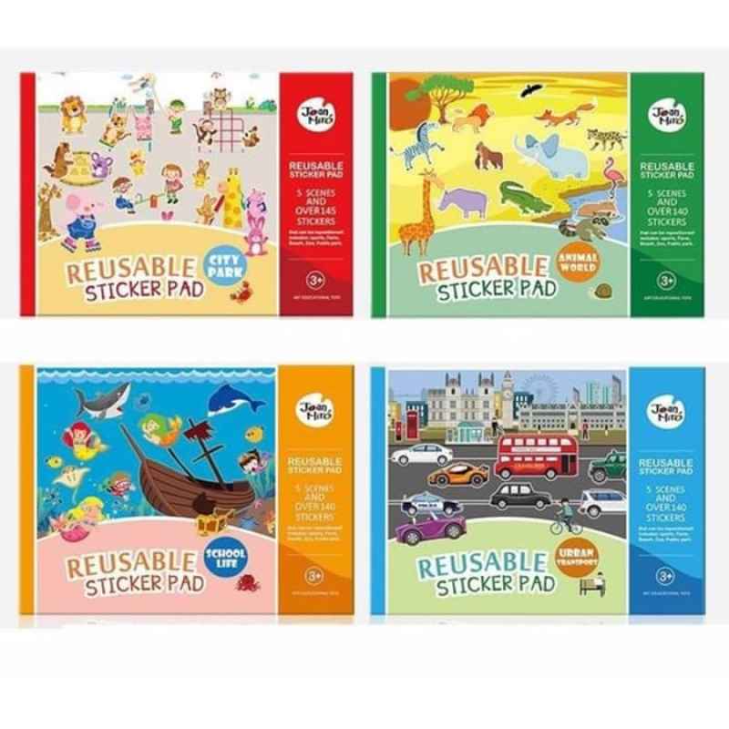 Jual Joan Miro Reusable Sticker Pad Buku Sticker Di Seller Actech ...