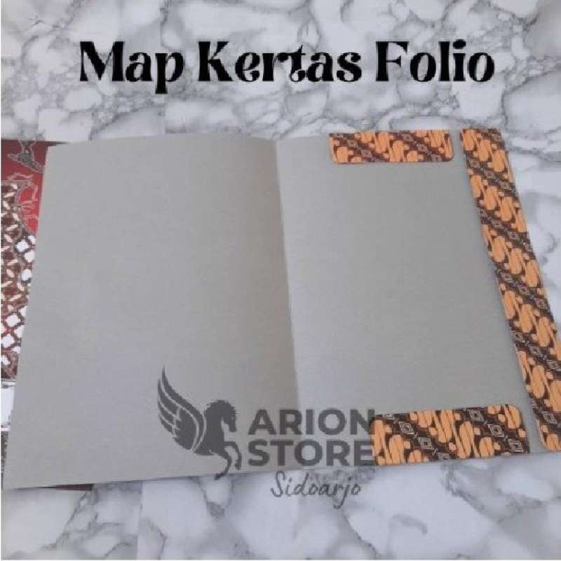 Jual Map Stopmap Glossy Motif Batik/ Stopmap Kertas Batik/ Stopmap F4 ...