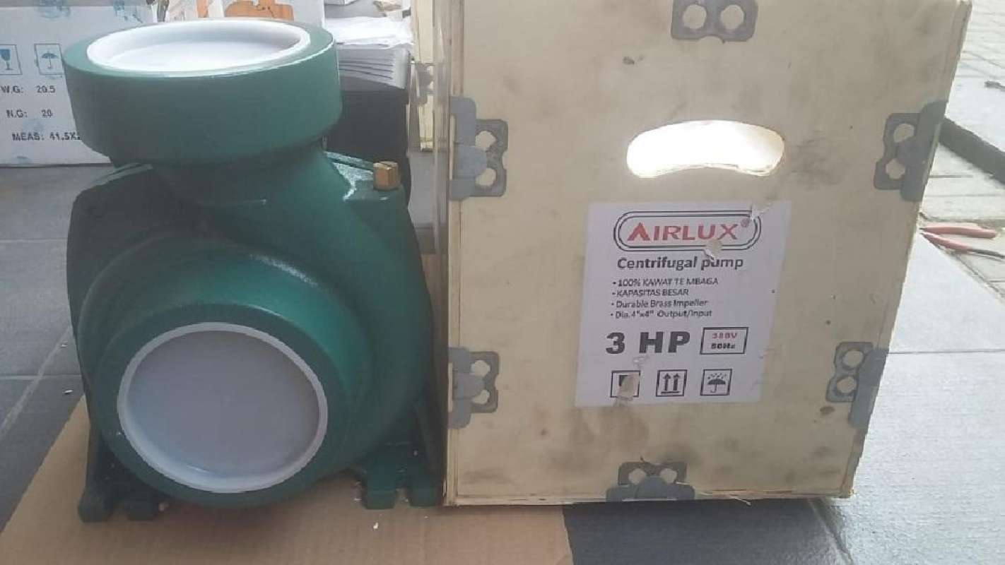 Jual Pompa Centrifugal Pump 3HP 4 AIRLUX 3Hp 3Phase Pompa Sirkulasi di Seller Fatih Jaya ...