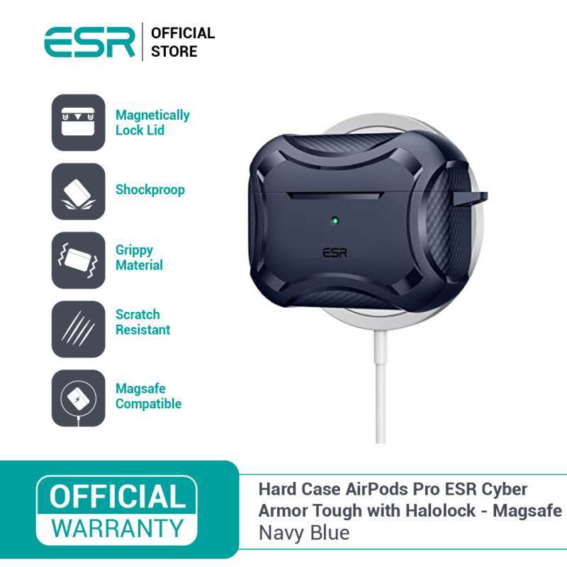 Promo Hard Case AirPods Pro ESR Cyber Armor Tough with Halolock ...